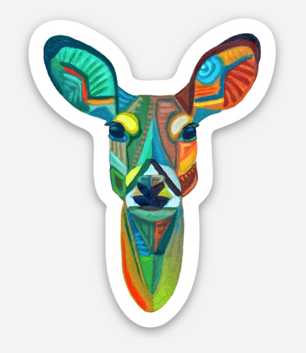 Geometric Doe Sticker | Mysite