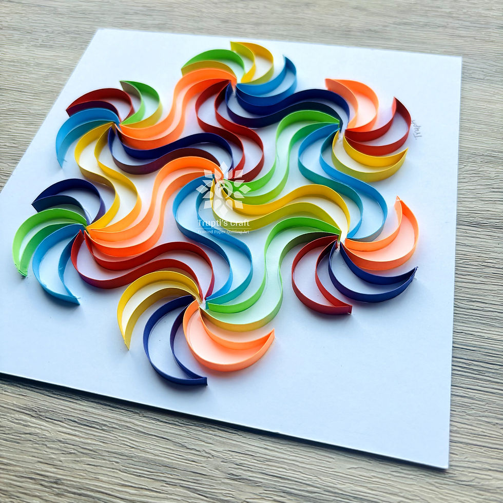 Abstract Quilling | Trupti's Craft