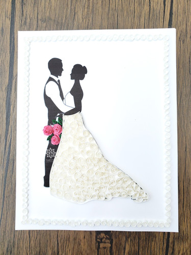 Paper Quilling Bride and Groom | Trupti's Craft