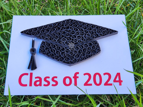 Class of 2024 Personalized Paper Quilling Graduation Hat Frame | Trupti ...