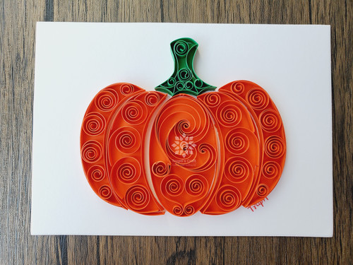 Paper Quilling Pumpkin | Trupti's Craft