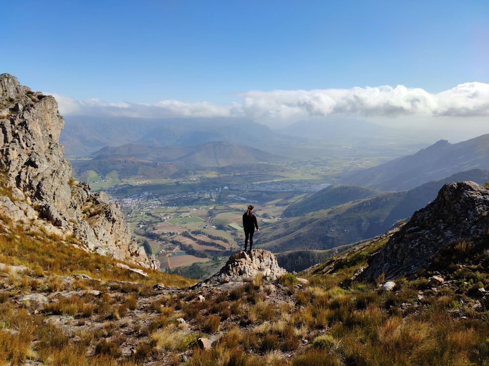 Wandern in Franschhoek - im Mont Rochelle Nature Reserve