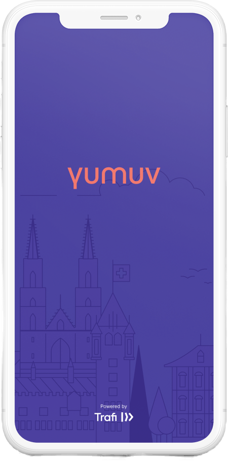 Trafi: yumuv app (Zurich, Basel, and Bern)