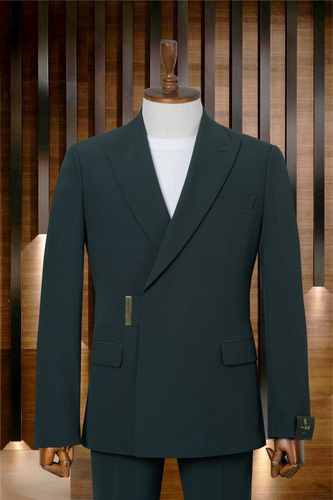 Green Buckle Double Breasted Suit | Green Double Breasted Suit | Suits ...