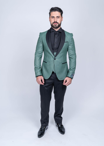 Wedding 3 Piece Suits Green Wedding Turkish Suits | Suits Vibes