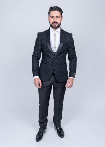 Men's Tuxedo Wedding Suit 3 Piece Turkish Wedding Suit with Matching ...