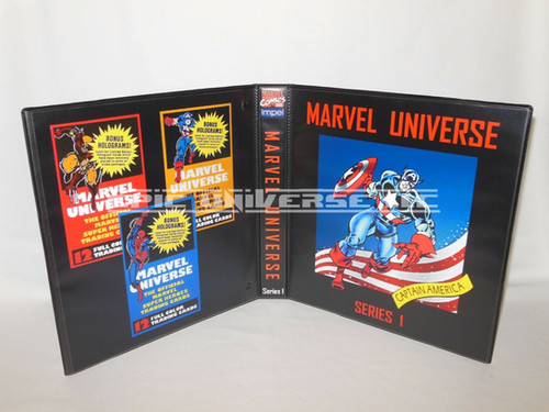 Custom Made 1-Inch 1990 Marvel Universe Series 1 Trading Card Album ...