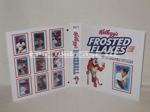 Custom Made 1-Inch 1971 Kellogg's Cereal 3-D Baseball Super Stars Album ...