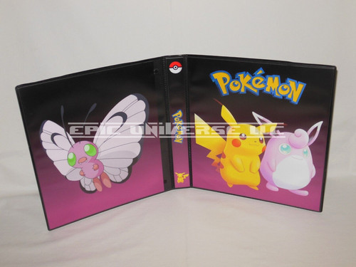 Custom Made 1-Inch Pokemon Trading Card Album Binder | My Site