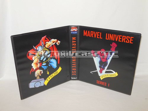 Custom Made 1-Inch 1990 Marvel Universe Series 1 Trading Card Album ...