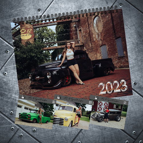 2023 13 month US 12 Speed & Custom Pinups & Hotrods Calendar | US 12 ...