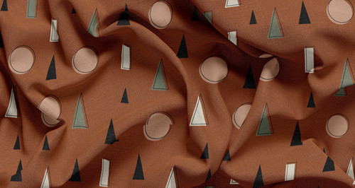 SHAPES | Rust | Fabric Bank
