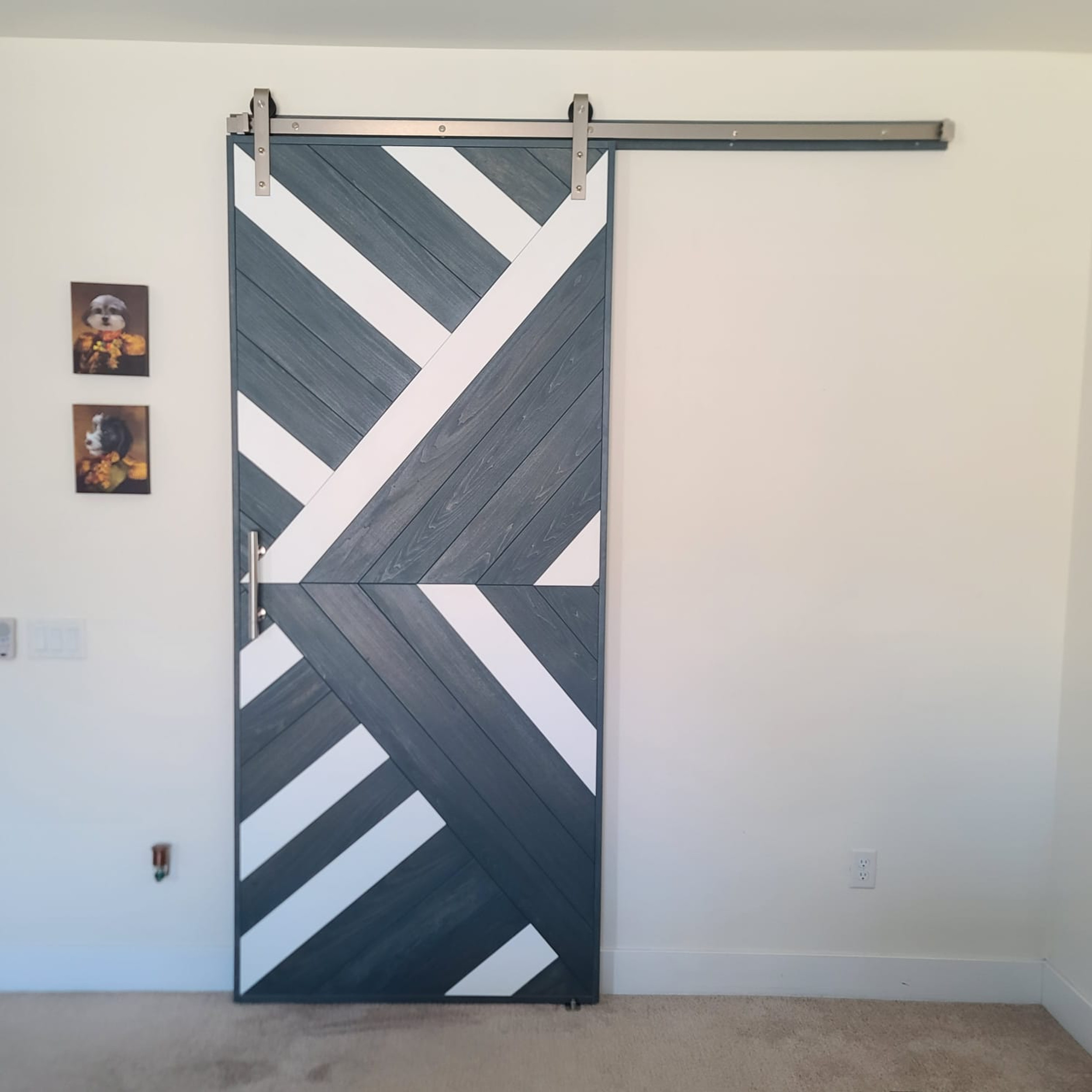 Custom Wood Barn Doors Las Vegas | Selhorst Woodworks Interior Design