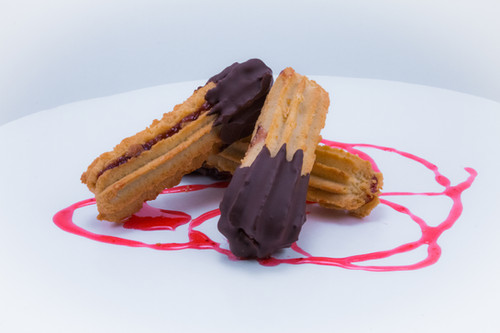 Chocolate Raspberry Lady Fingers | sweetlovepastries