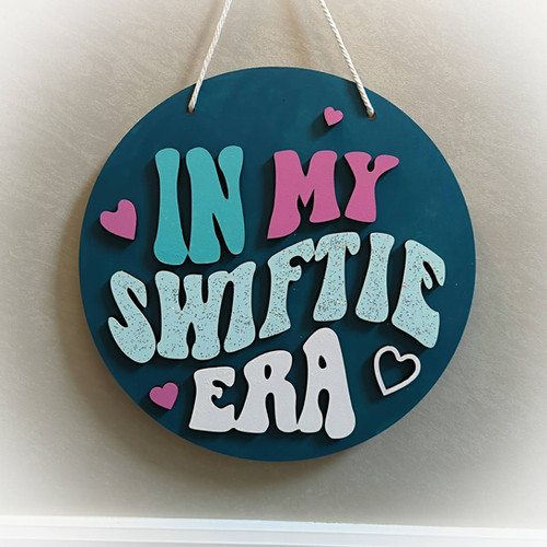 3D DIY Sign Project "My Swiftie Era" 15.5" round | Urban Rustic DIY