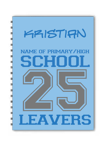 School Leavers 2025 Notebook A5 | JVT Creations