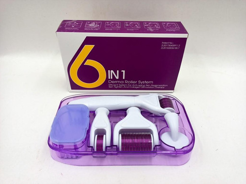 6 in 1 Derma Roller Kit Titanium Dermaroller | dermaperfection