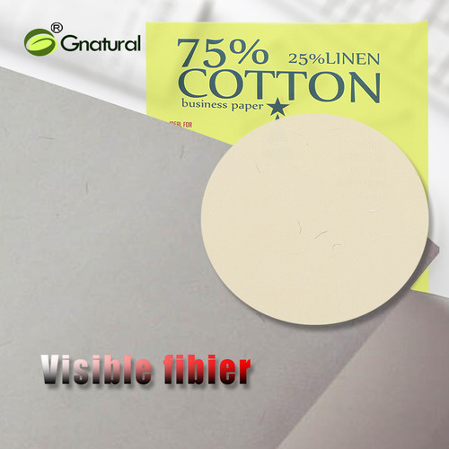 85gsm 75/25 cotton & linen paper (ivory yellow) 8.5*11 Inch-No.MLYYT042 ...