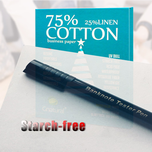 85gsm 75/25 cotton linen paper ( white ) 8.5*11 Inch 200 Sheets-No ...