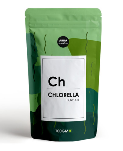 Chlorella Powder - 100 Grams (Organically Cultivated) | ArkaShastra