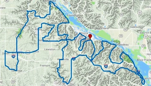 Winona-Whitewater Route | Driftless Roads USA