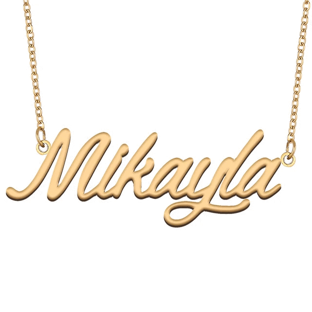 Custom Nameplate Necklace (With Chain) | Grace Jewelry