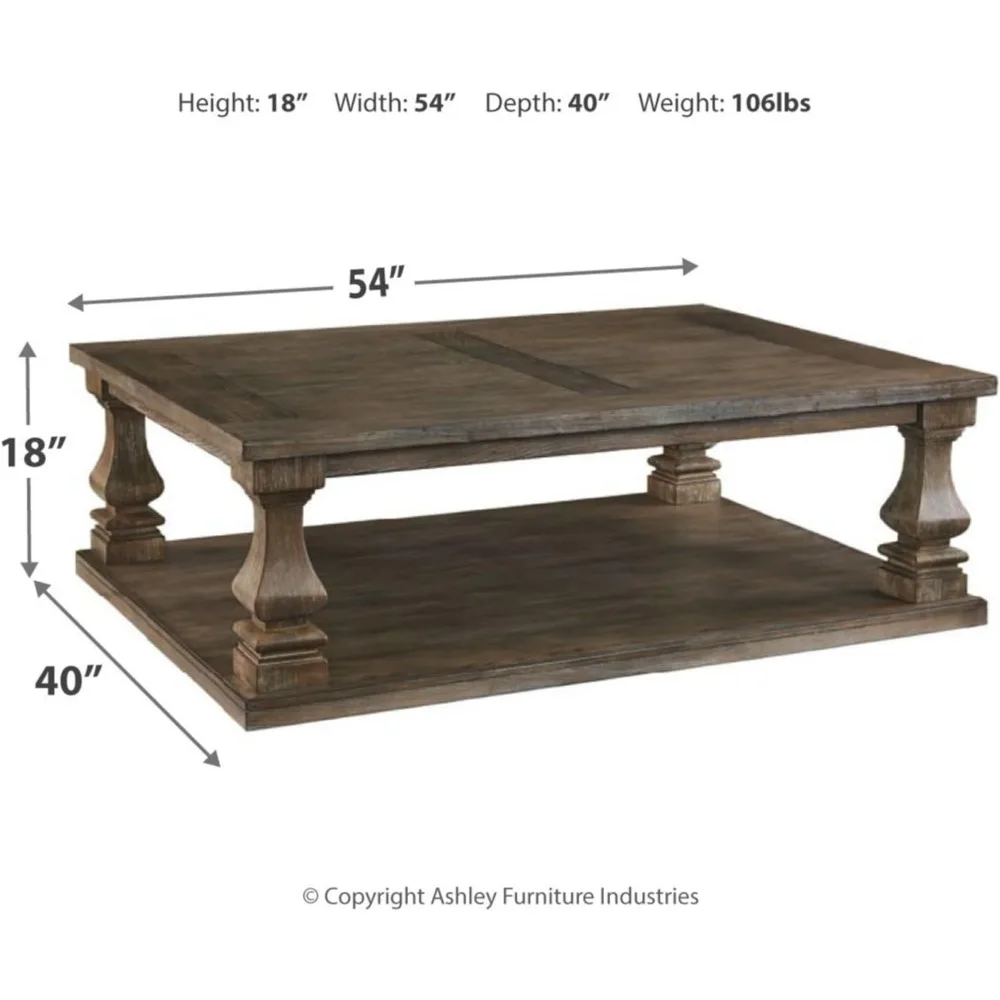 Baluster Leg Coffee Table | Saw & Dust Woodworks