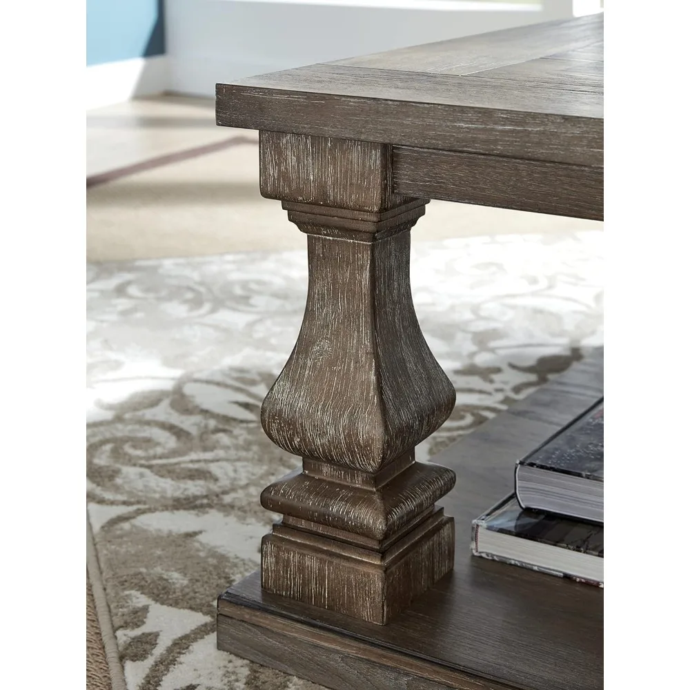 Baluster Leg Coffee Table | Saw & Dust