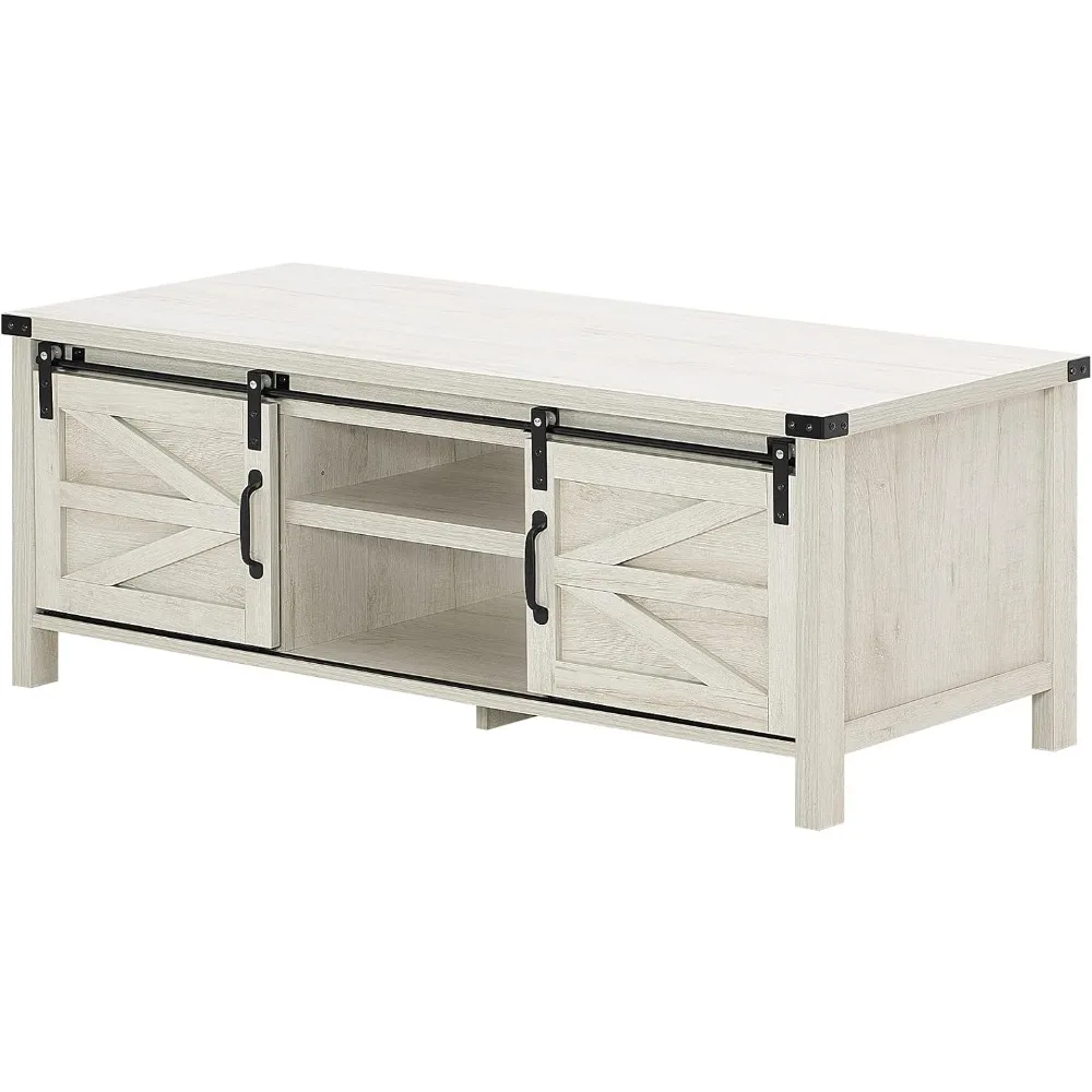 Sliding Barn Door Coffee Table | Saw & Dust Woodworks