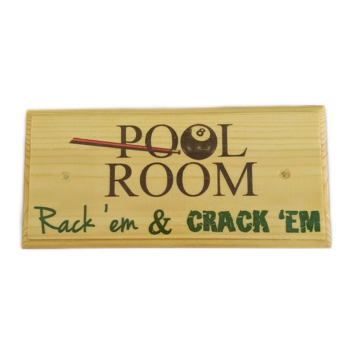 Pool Room Sign | signdesign