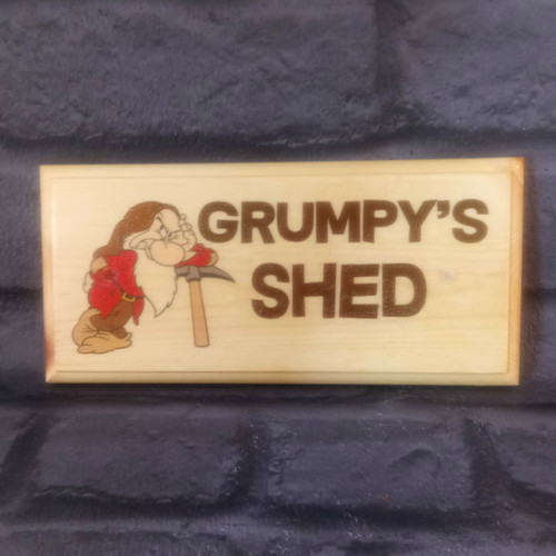 Grumpy's Shed Sign | signdesign