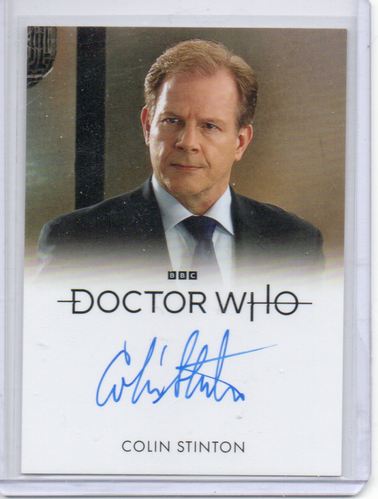 Dr. Who 5-7 Colin Stinton Full Bleed Autograph Card | ElectraWoman Cards