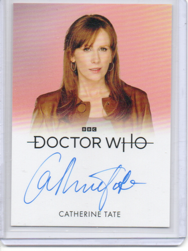 Dr. Who 5-7 Catherine Tate Full Bleed autograph card | ElectraWoman Cards