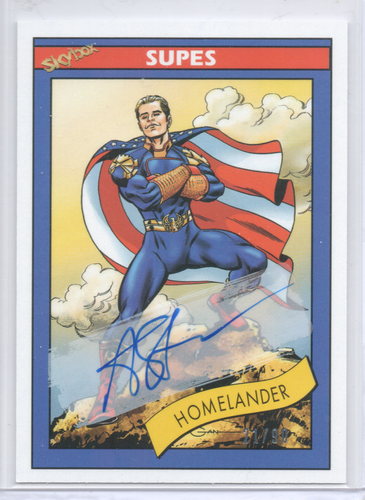 The Boys Antony Starr as Homelander retro numbered autograph card ...