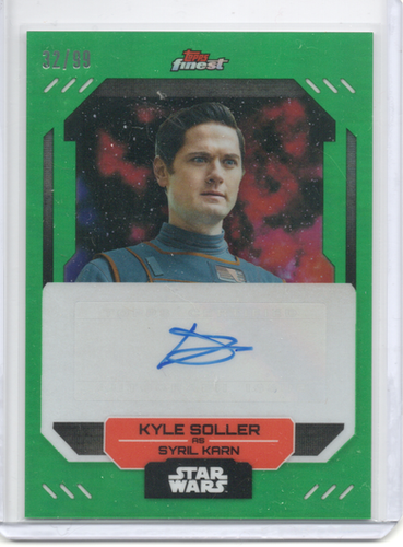 SW Kyle Soller as Syril Karn “Andor” autograph card /99 | ElectraWoman ...