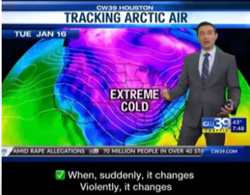 Weatherman Sneaks Song Lyrics Into Weather Reports