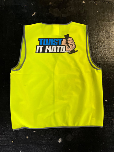 Fluro vest | Twist it Moto
