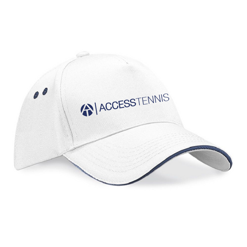 Adults Tennis Caps - 2 Tone Curved Peak | access-tennis