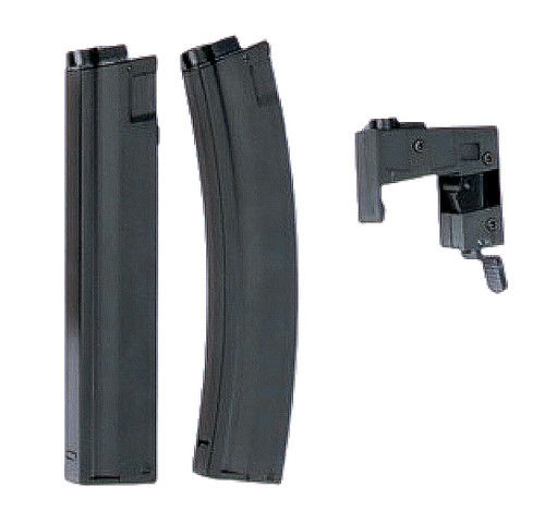 Double Bell M4 to MP5 Magazine Adapter w/ 2 Type MP5 90rds Magazine ...