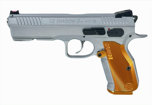 KJ WORKS ASG Licensed CZ Shadow 2 GBB with Silver Frame | Octagon Airsoft