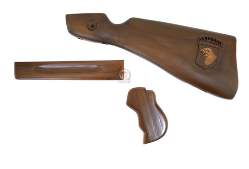FCW Real Wood Kit for Cybergun M1A1 Thompson GBBR Airborne Version ...