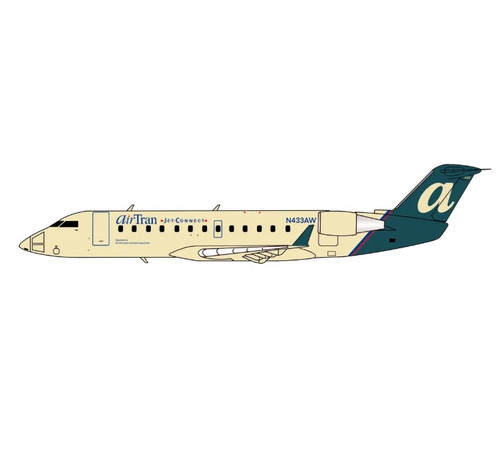 3D Design Deck 1:400 Air Tran Jet Connect CRJ-200LR N433AW | Texan ...
