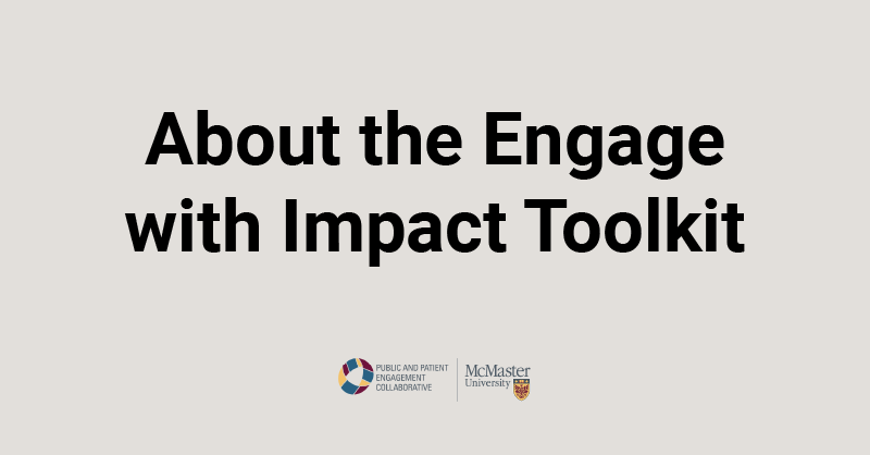 About the Engage with Impact Toolkit