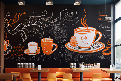 Cafe Chalk Wall | Wall Artistry