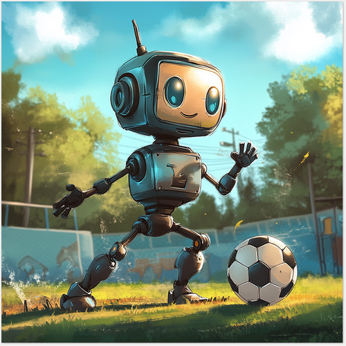 Soccer Bot | Wall Artistry