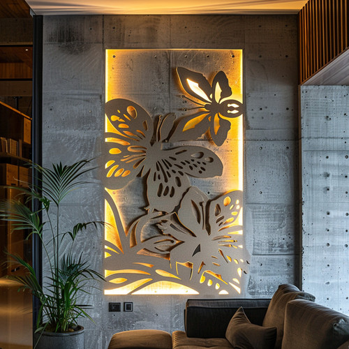 Flutters in Illumination | Wall Artistry