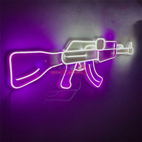 Gun | LED Neon Sign | Techon Led India