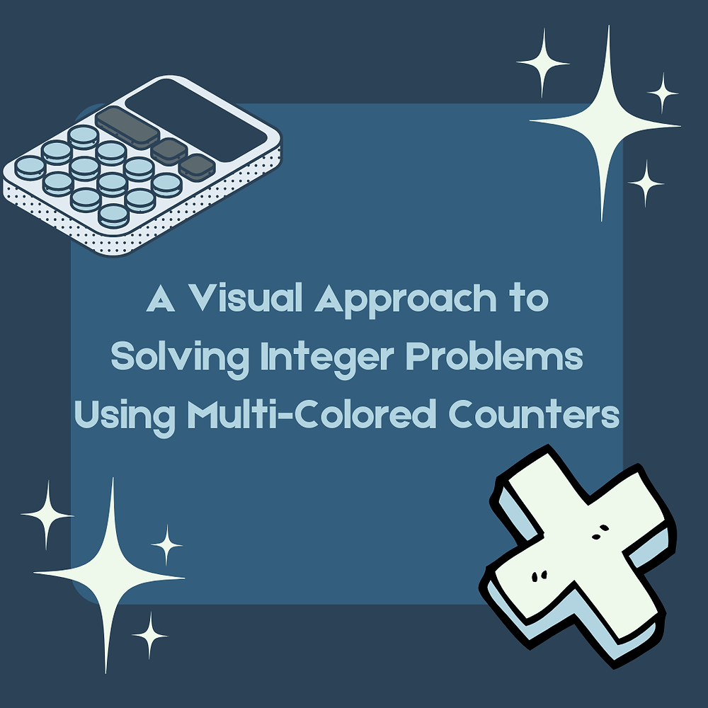 A Physical Example of How to Solve Integers Using Multi-coloured Counters