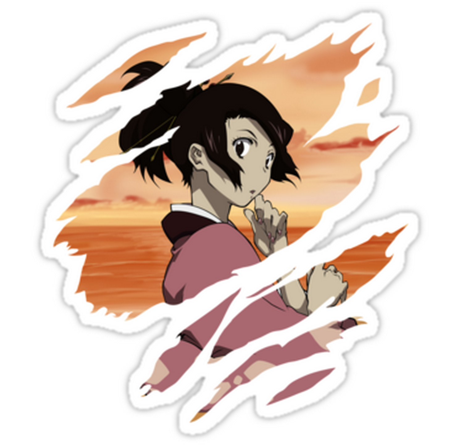 Electronics & Accessories Fuu Kasumi Samurai Champloo Anime Sticker ...