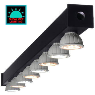 LED Aluminum Light Bars 6ft & 8ft lengths | trade-show-lighting